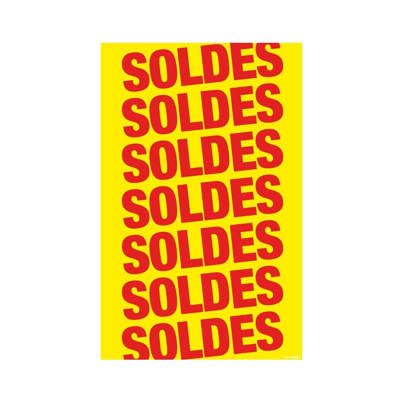 Affiche Soldes Soldes Soldes