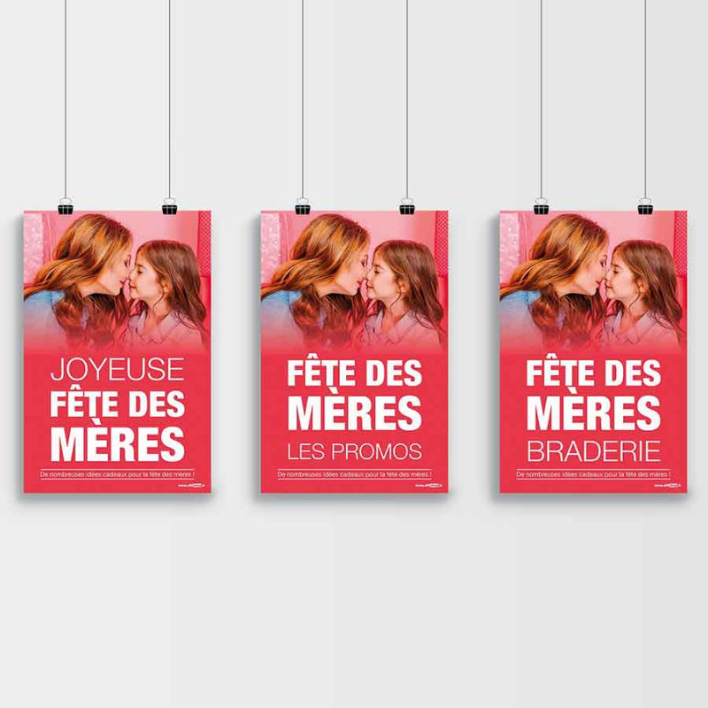 Affiche Joyeuse fête des mères